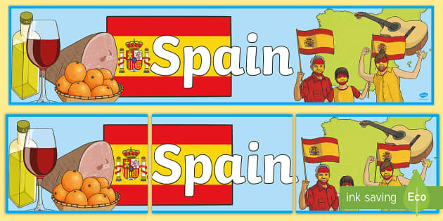 FREE! - Spain Display Banner (teacher made) - Twinkl