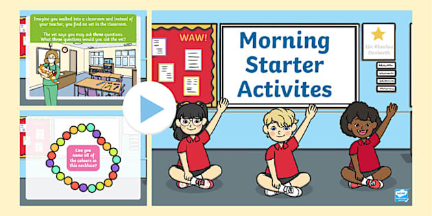 Morning Starter Activities 2: PS1 (teacher made) - Twinkl