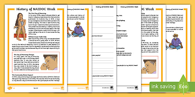 NAIDOC Week Differentiated Reading Comprehension | Australia