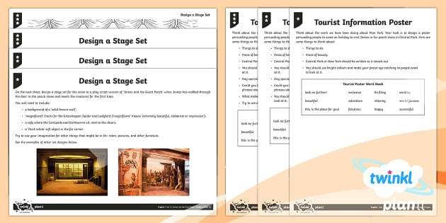 Explorers: James and the Giant Peach Y4 Home Learning Tasks To Support