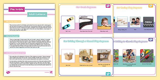 SEND Play Sequences: Car Play Sequence (teacher made)