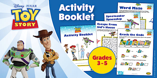 Toy Story: Activity Booklet for 3rd-5th Grade