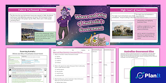 Yr 6 Governing Aust L3 Where and Why of Australia's Govt