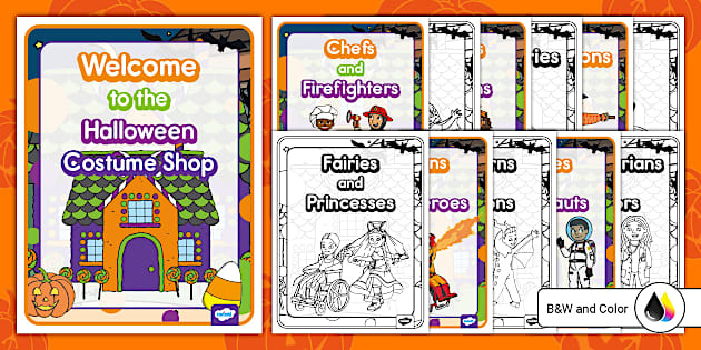 webkinz halloween coloring pages