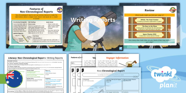 Year 6 The Golden Record Non-Chronological Reports Lesson 1
