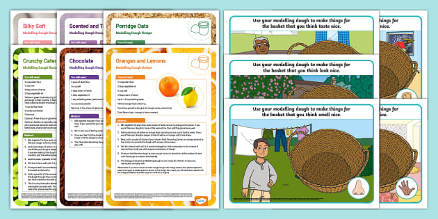 All About Me My Senses Modelling Dough Recipe and Mat Pack