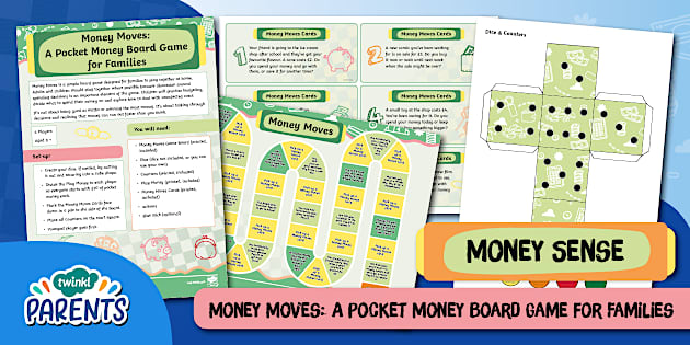Money Sense: Budgeting Pocket Money Board Game (KS2)