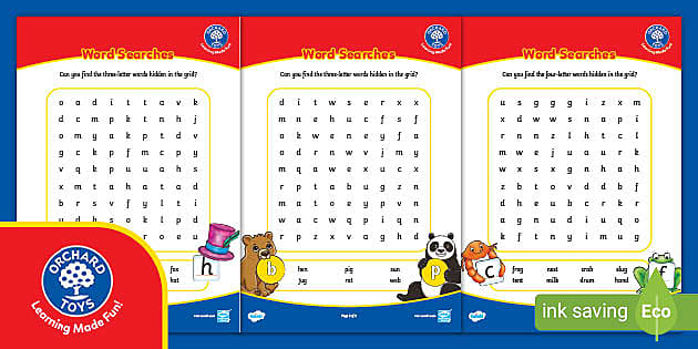 Orchard Toys: Word Searches (Ages 5 - 7)