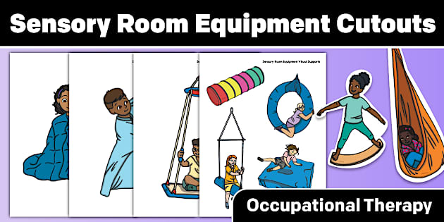 Occupational Therapy Sensory Room Equipment Cutouts | Twinkl