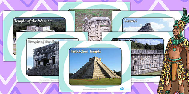 Ancient Maya Chichen Itza Display Photos (teacher made)