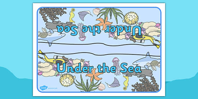 👉 Under the Sea Group Table sign (teacher made)