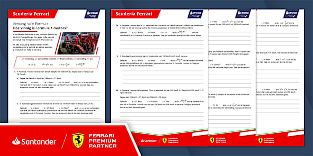 Scuderia Ferrari F1: Substitueer na 'n Formule - Hoe vinnig is Formule 1