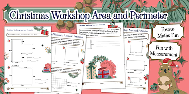 Christmas Workshop Area and Perimeter