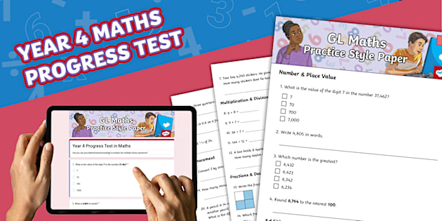Year 4 Progress Test in Maths