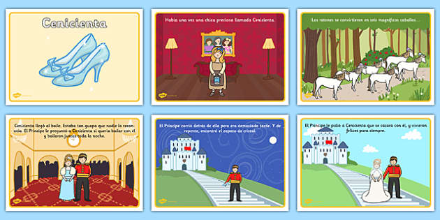 Tarjetas de secuenciar La Cenicienta (teacher made)