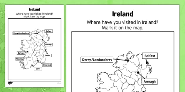 Care Home St Patrick's Day Ireland Map