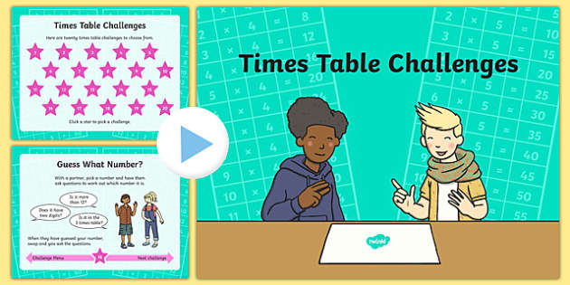 Times Table Challenge PowerPoint (teacher made)