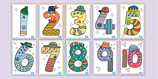 👉 The Adventures of Numbers Display Posters - Twinkl