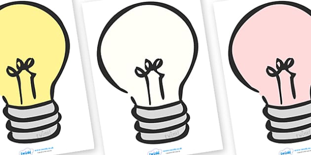 FREE! - Editable Lightbulbs (A4) (teacher made)
