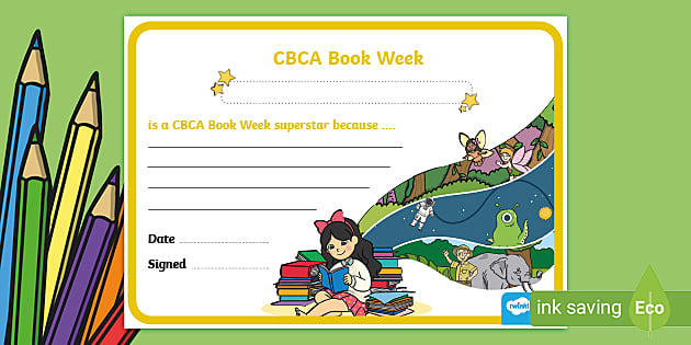 Book Week Certificates | 2020 Theme | Primary Resource