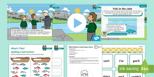 Level 6 Week 22 Lesson 4 - contractions - Twinkl