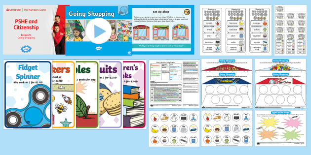 FREE! - PSHE Money Matters: KS1 Going Shopping Lesson Pack