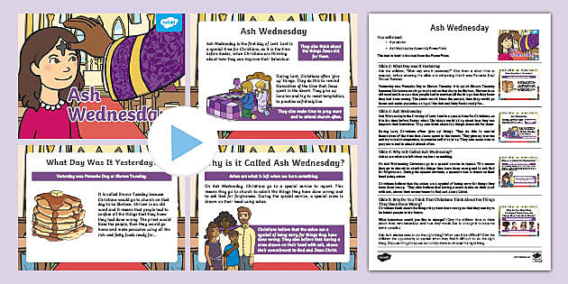 KS1 Ash Wednesday Assembly Pack (teacher made) - Twinkl