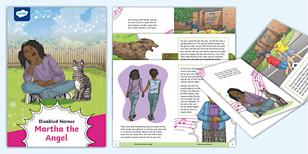 Martha the Angel – Disabled Heroes – Twinkl Mini Book