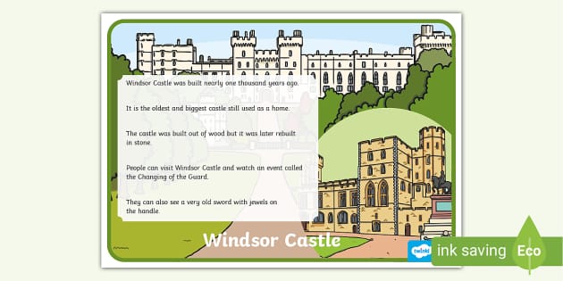 Windsor Castle Information Poster - Twinkl - EYFS - Twinkl