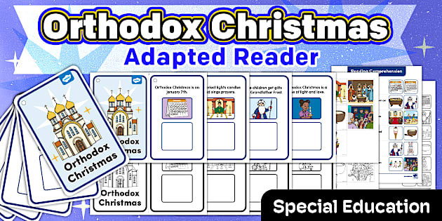 Orthodox Christmas Adapted Reader for Special Education