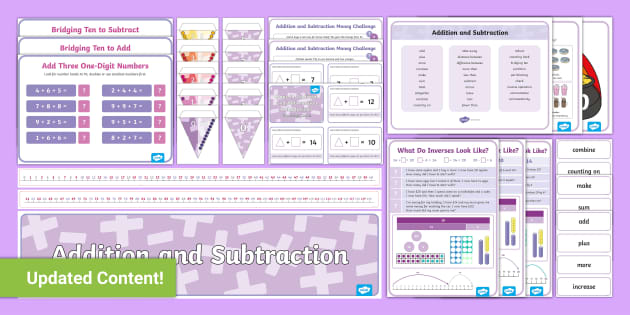 Addition And Subtraction Poster Pack | Year 2 Maths - Twinkl
