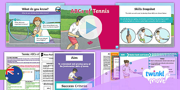 Move PE Year 5 Net and Wall: Tennis: Lesson 1 ABCs of Tennis
