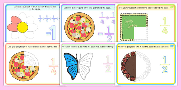 Halves And Quarters Sensory Play Mat | First Level | Twinkl