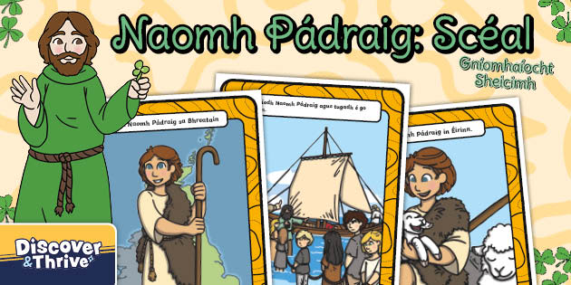 SEE (Exp. of Our World) St. Patrick Story Sequencing Gaeilge