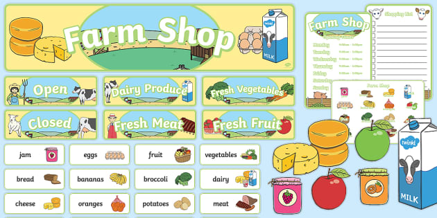 Farm Shop Role-Play Pack (teacher made) - Twinkl