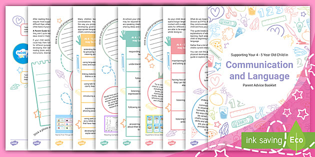 A Parent Guide to Communication and Language for Ages 4 - 5