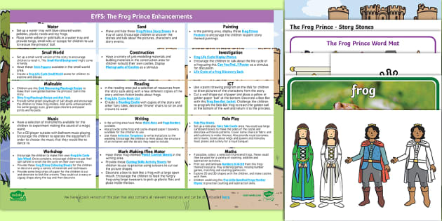 EYFS The Frog Prince Enhancement Ideas and Resources Pack