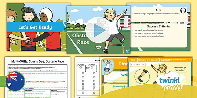 Move PE Year 1 Multi-Skills: Sports Day Lesson 6: Obstacle Race Lesson Pack