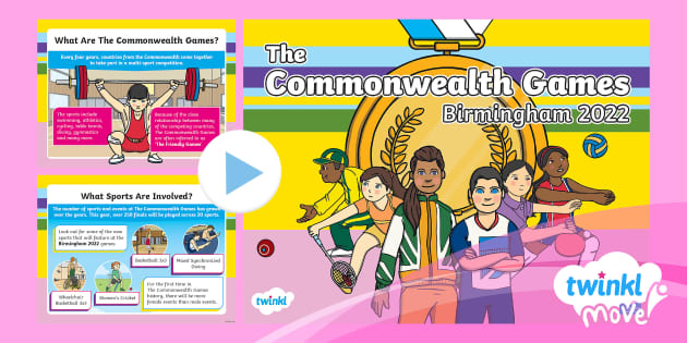 Move PE: The Commonwealth Games Information PowerPoint