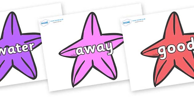 FREE! - Next 200 Common Words on Starfish to Support Teaching on The ...