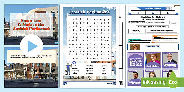 Scottish Parliament Resource Pack (Lehrer gemacht) - Twinkl