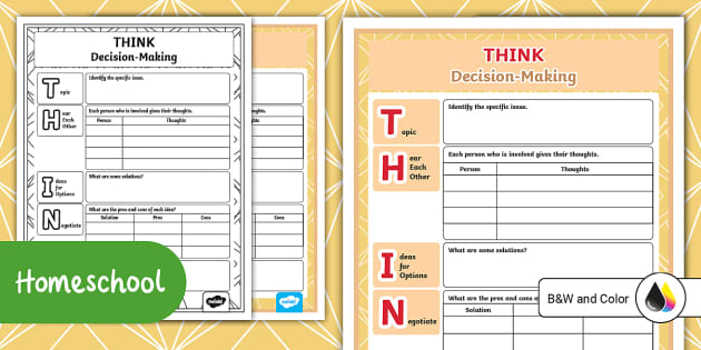 Family Meeting Decision-Making Template - Twinkl Family Meeting Decision-Making Template - Twinkl