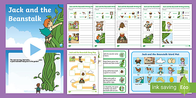 Senior Infants Jack and the Beanstalk Story Pack - Twinkl