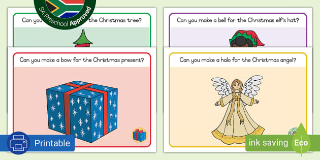 Christmas Play Dough Mats