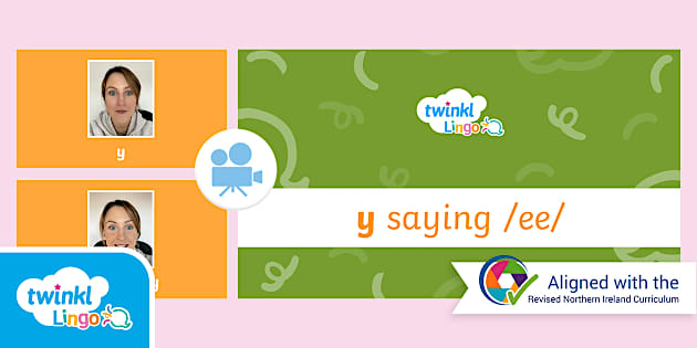 Twinkl Lingo stage 5/6 'y' saying /ee/ sound video - Twinkl