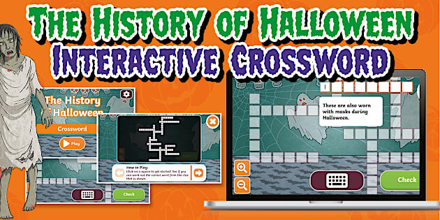 The History of Halloween Interactive Crossword