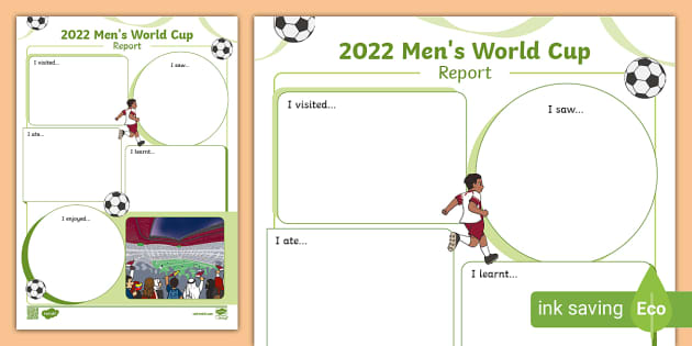 2022 Men's World Cup KS1 Report Writing (Teacher-Made)