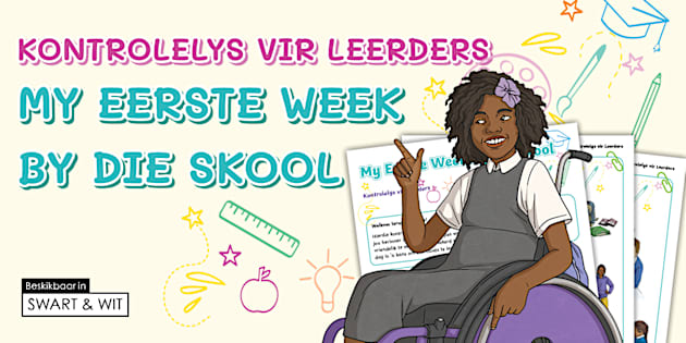 IP-My First Week of School-Checklist for Learners–Guide AFRIKAANS