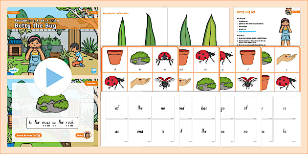 Recap 'c, k, ck, e, u' Level 2: Week 7: Lesson 3 | Twinkl