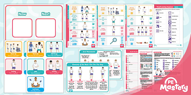 PE Mastery: Stage 1/2 The Cha Cha Cha Inclusive Support Pack